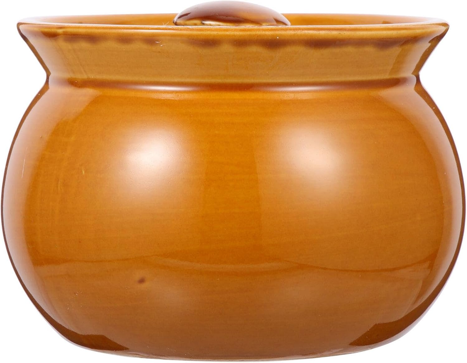 Amazon.com: Ciieeo Ceramic Stew Pot - 500Ml Clay Cooking Pot with Lid ...
