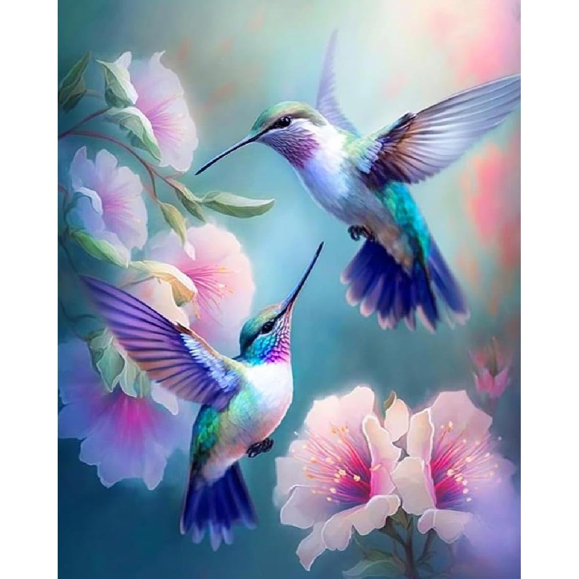 Amazon.com: Hummingbird Stamped Cross Stitch Kits for Adults Beginners ...