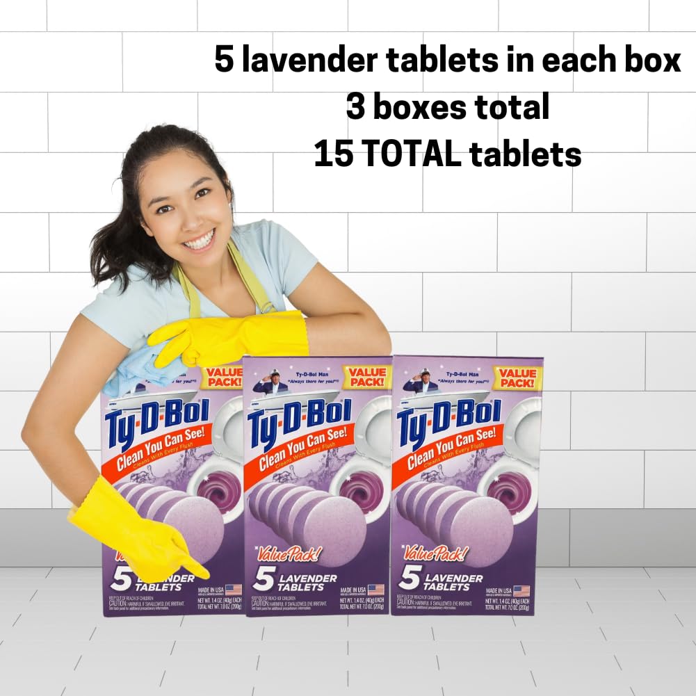 Slow Release Toilet Bowl Cleaner | Ty-D-Bol Toilet Bowl Cleaner Tablets ...