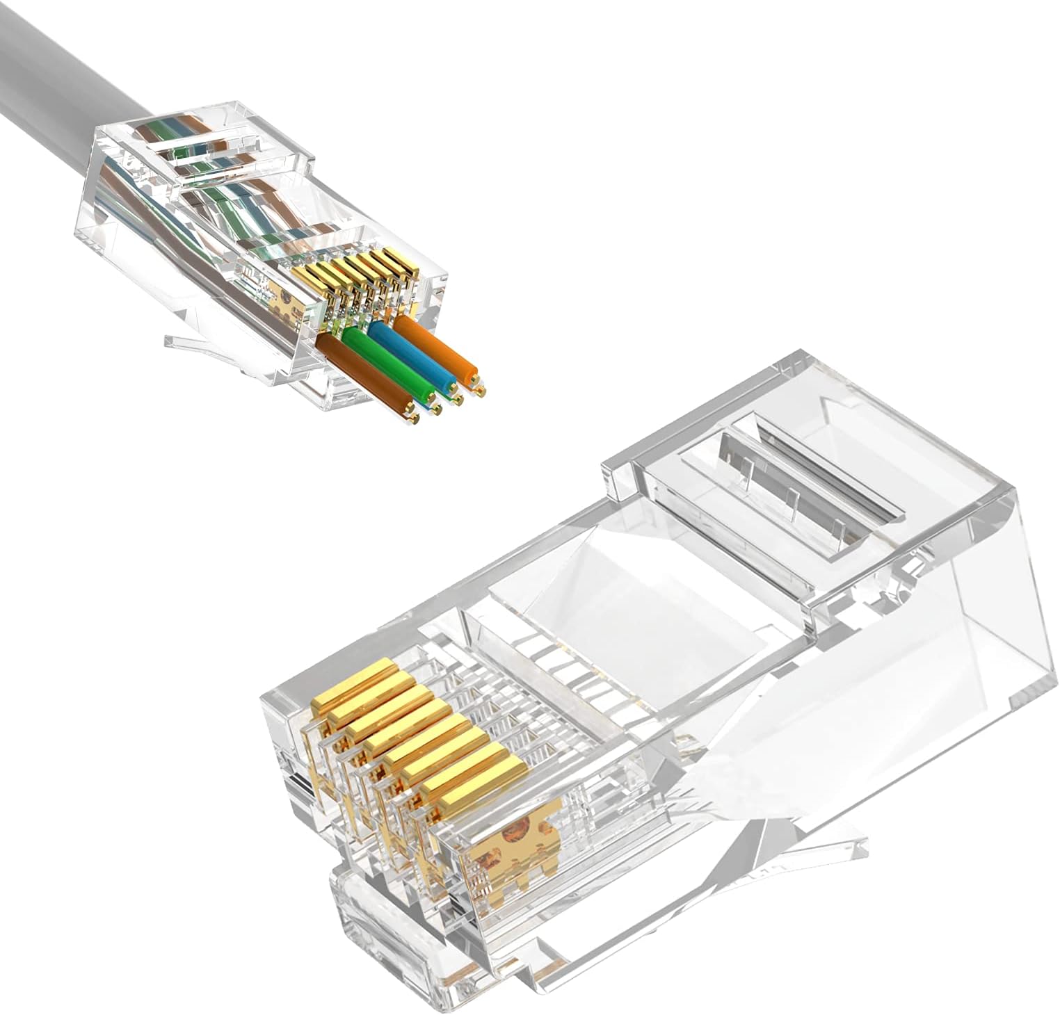 Amazon.com: 100 FT Cat5E Shielded Outdoor Dry Gel Filled Direct Burial ...