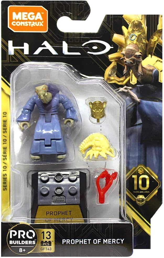 Amazon.com: Mega Construx Halo Heroes Series 10 Prophet of Mercy Mini ...