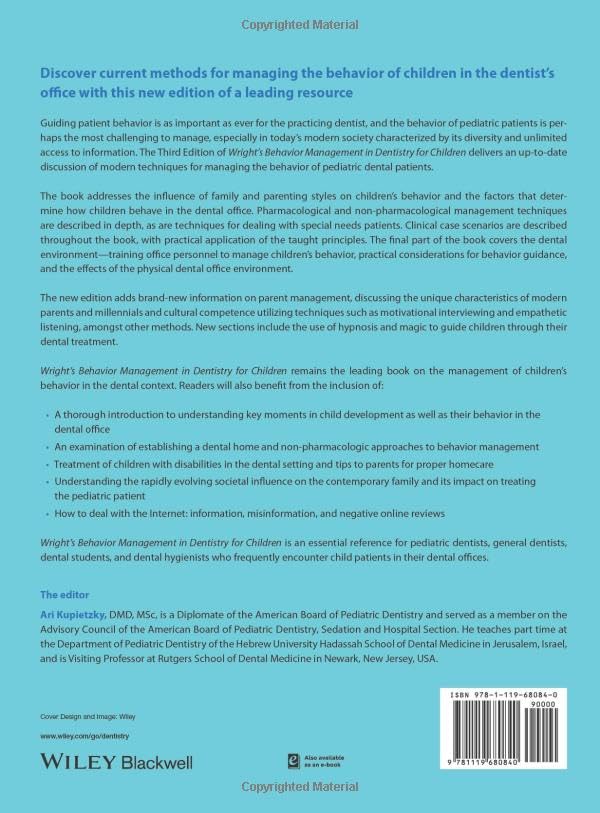 Snapklik.com : Wrights Behavior Management In Dentistry For Children