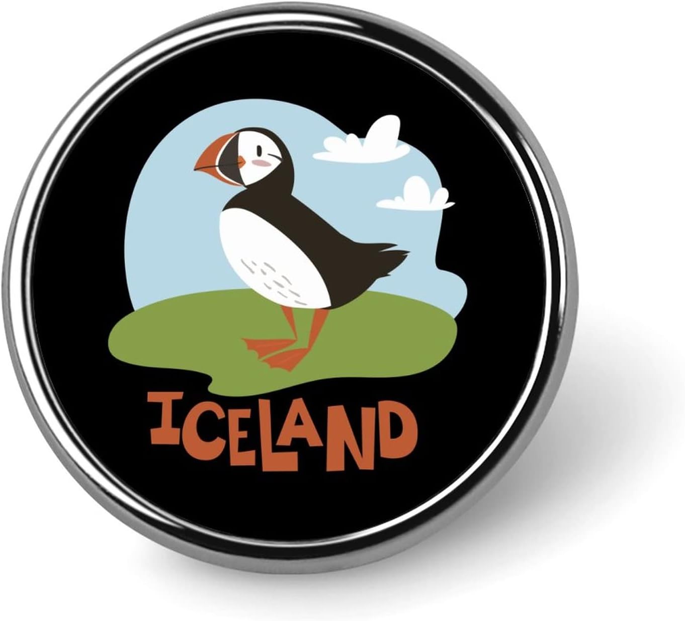Amazon.com: Vector Illustration of Puffin. Animals of Iceland Set ...
