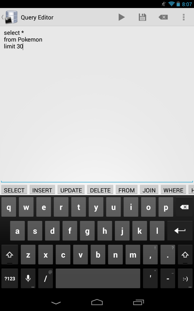 SQLTool Pro Database Editor - App on Amazon Appstore