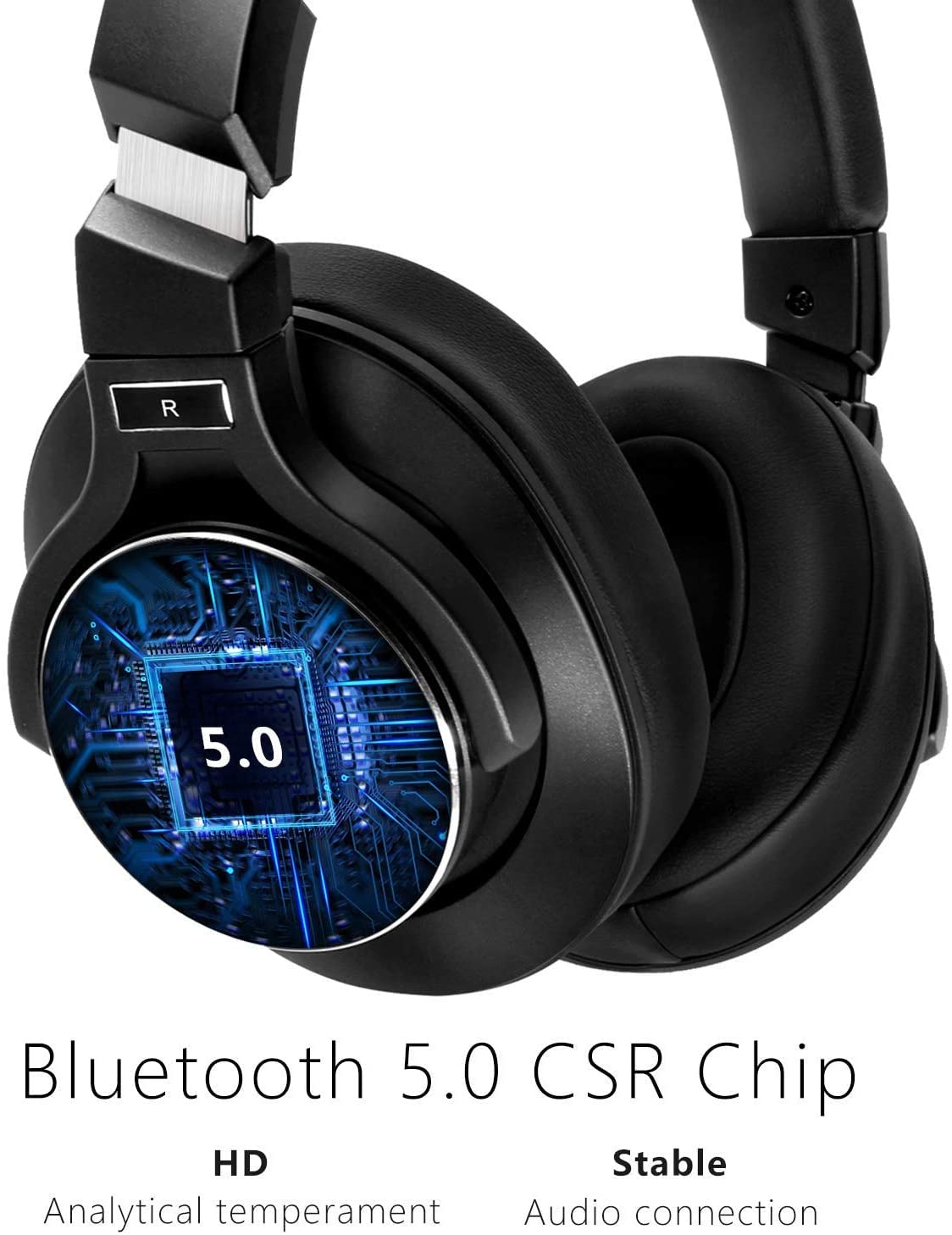 Srhythm NC75 Pro Active Noise Cancelling Headphones Bluetooth 5.0,Over ...