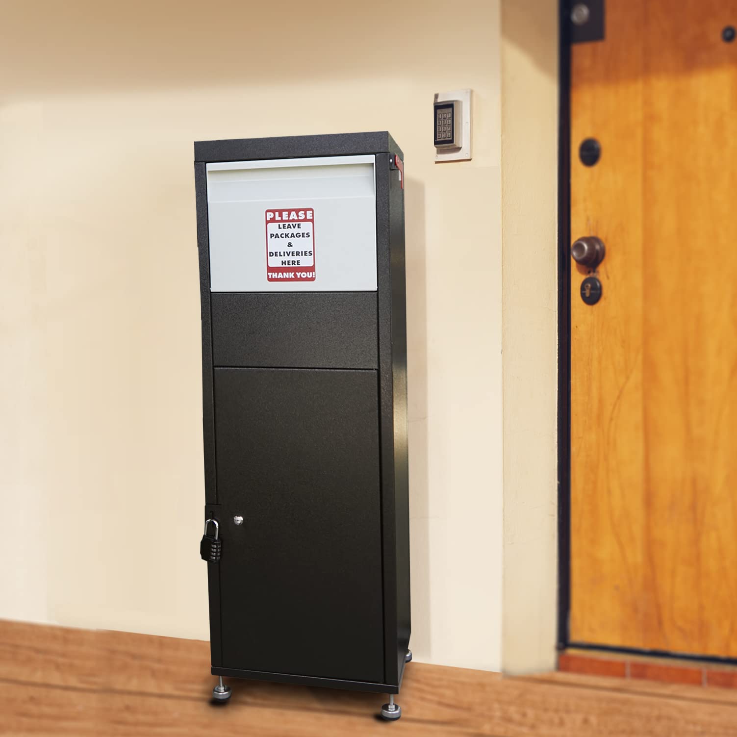 Buy Package Delivery Box Locking Parcel Drop Box - 15'' x 11.25'' x 45. ...