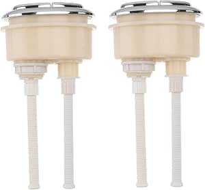 Amazon.com: Operitacx Tank Button Replacement 2 Pcs Oval Flush Push ...