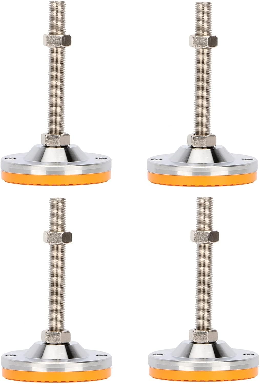 YKMYXZ， Leveling feet, 4PCS M12 Orange Bottom Leveling Feet Heavy Duty ...