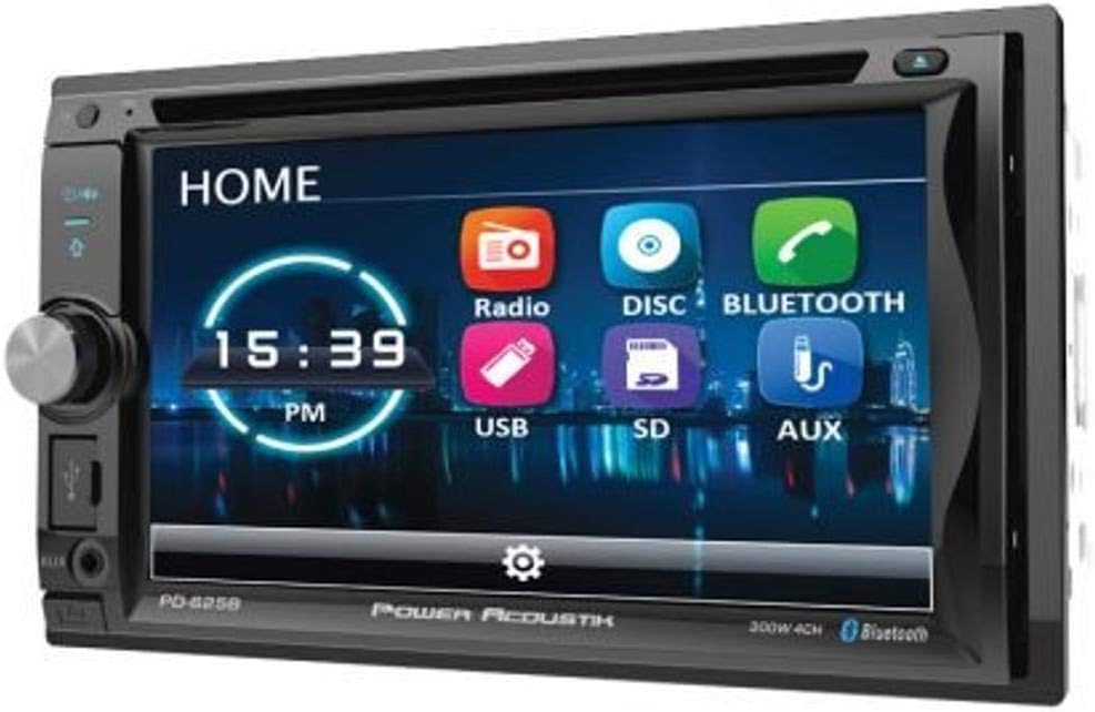 Amazon.com: Power Acoustik PD-625B 6.2" Incite Double-DIN in-Dash ...