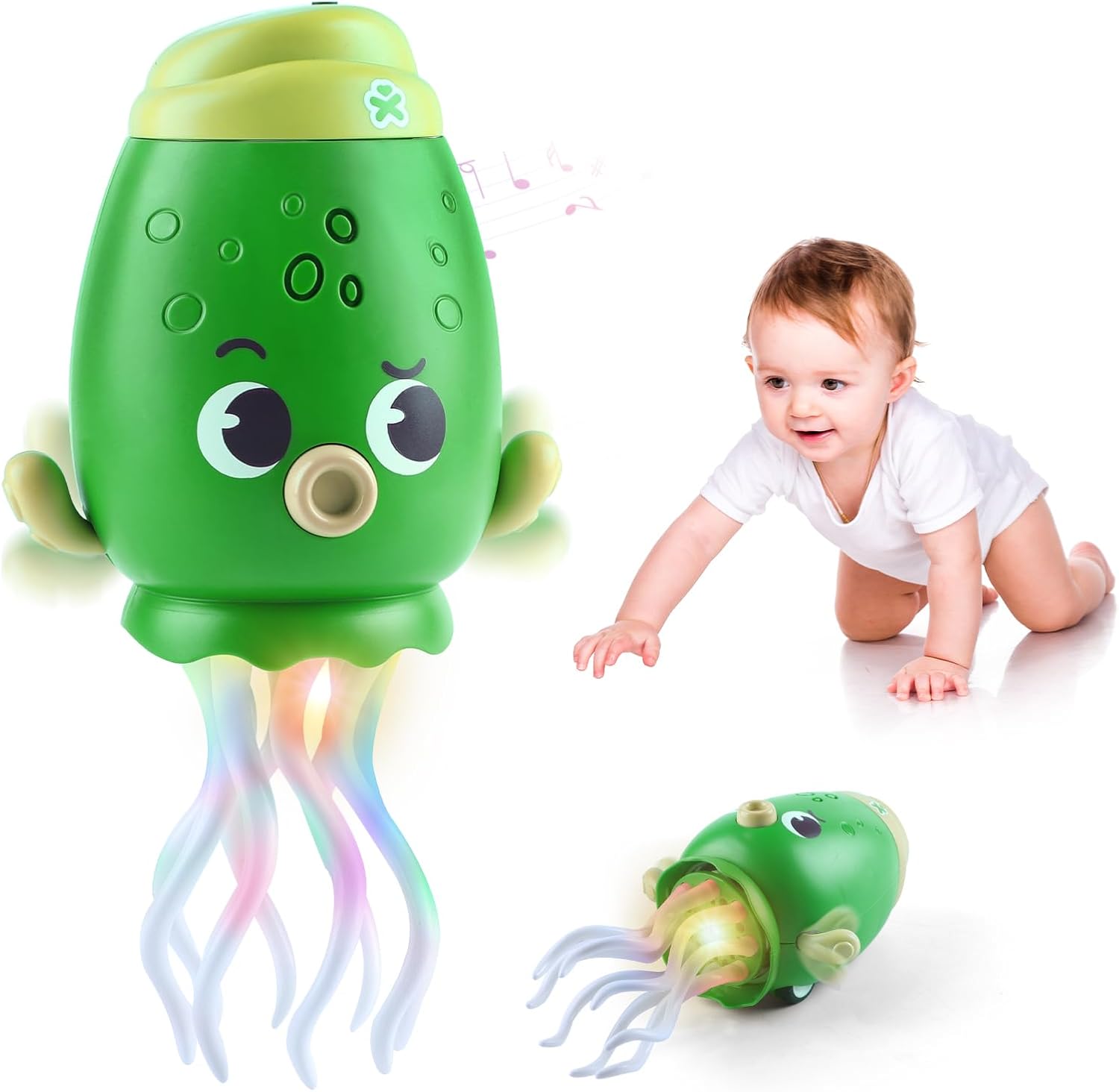Amazon.com: Dancing Octopus Baby Toy, Toddler Crawling Tummy Time Toys ...