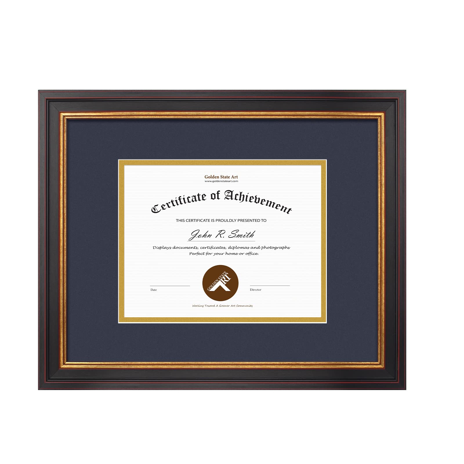 Amazon.com - Golden State Art, 11x14 Document Frame for 7x9 Photos ...