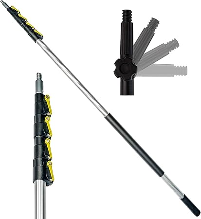 Amazon.com: DOCA Telescoping Pole 6-24 Ft - Extension Pole for Cleaning ...