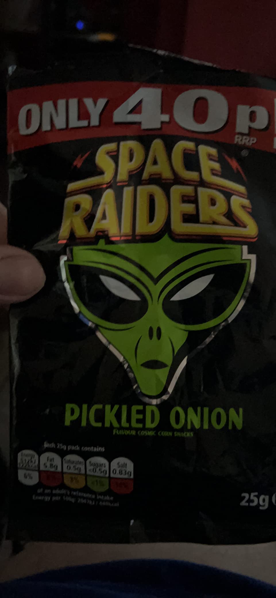 Space Raiders Spicy (36 x 22g Bags) : Amazon.co.uk: Grocery