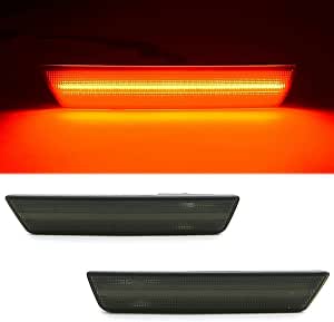 Amazon.com: Octane Lighting Smoked Rear Side Red LED Marker Light Lens ...