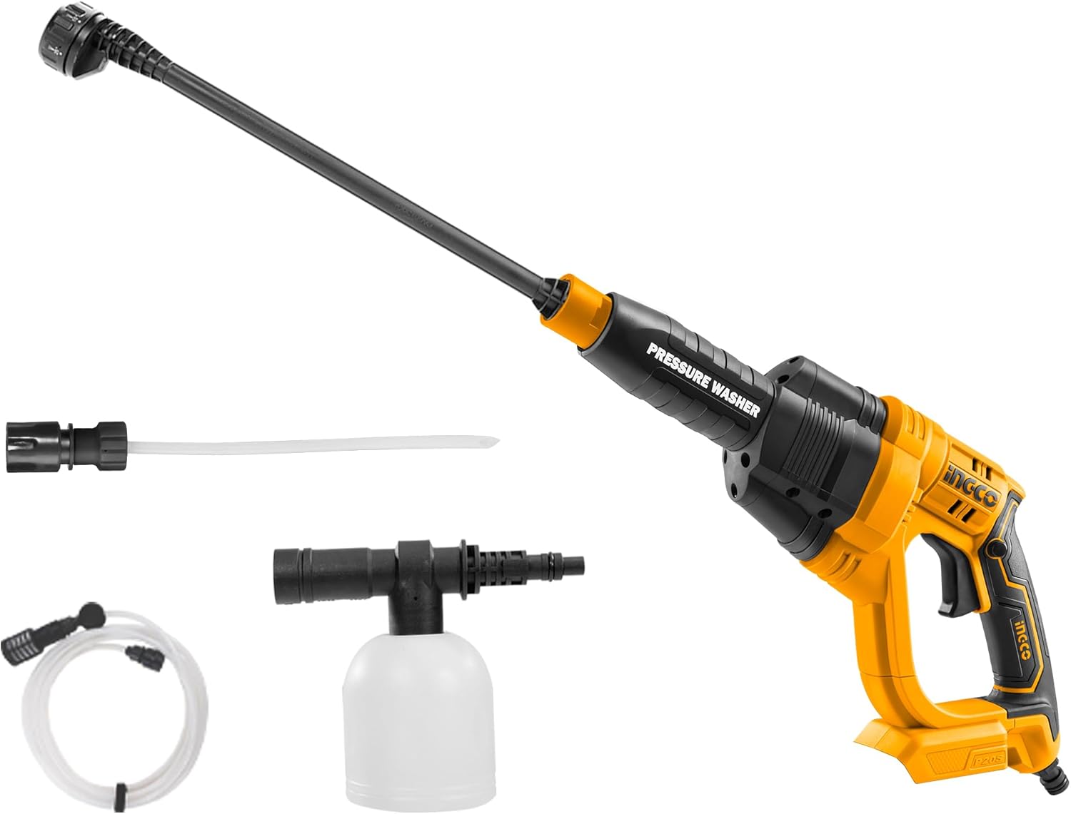 INGCO 20V Cordless Pressure Washer (Body Only) Lithium-Ion Power Washer ...