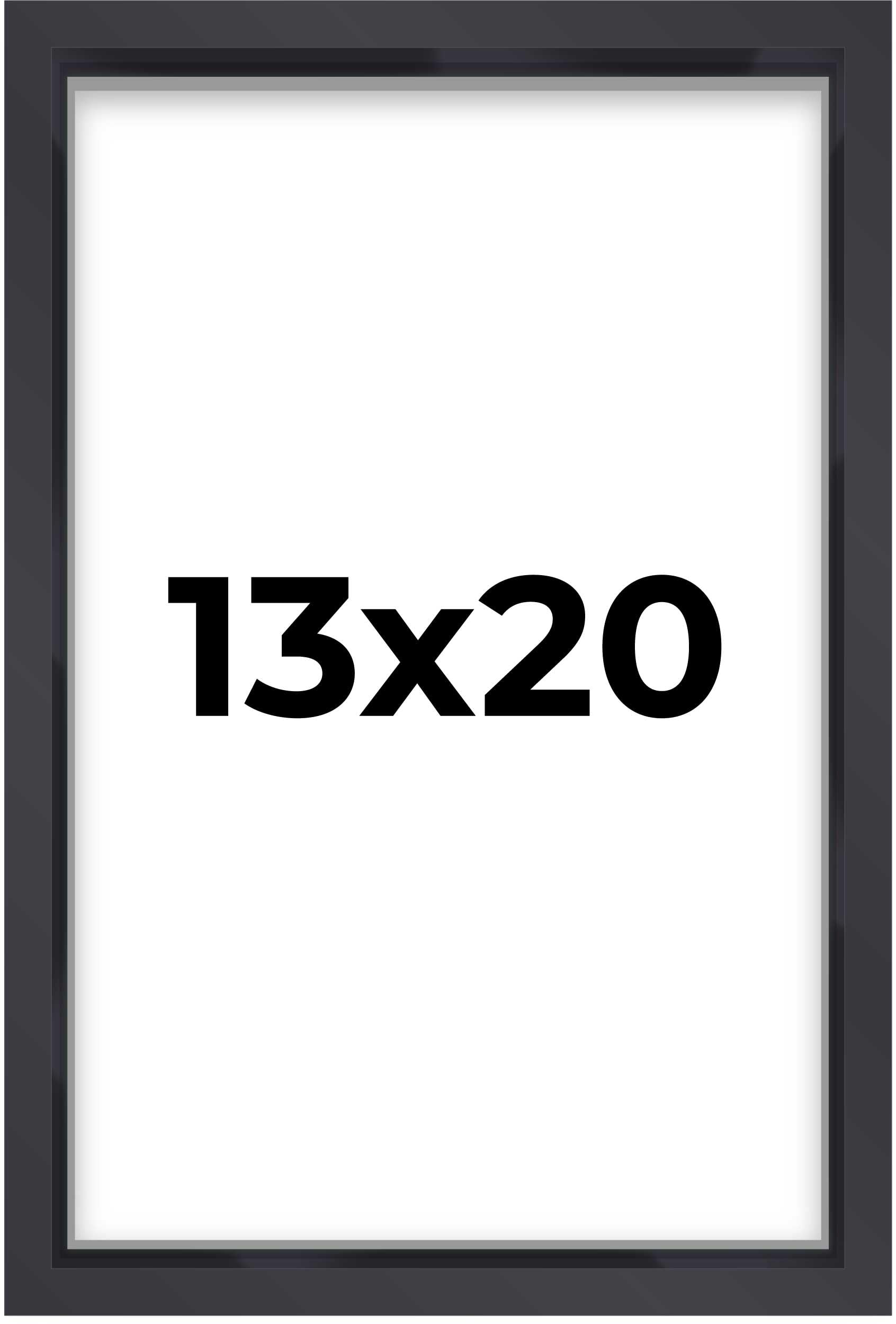 Amazon.com - 13x20 Shadow Box Frame Contemporary Black | 1" Depth of ...