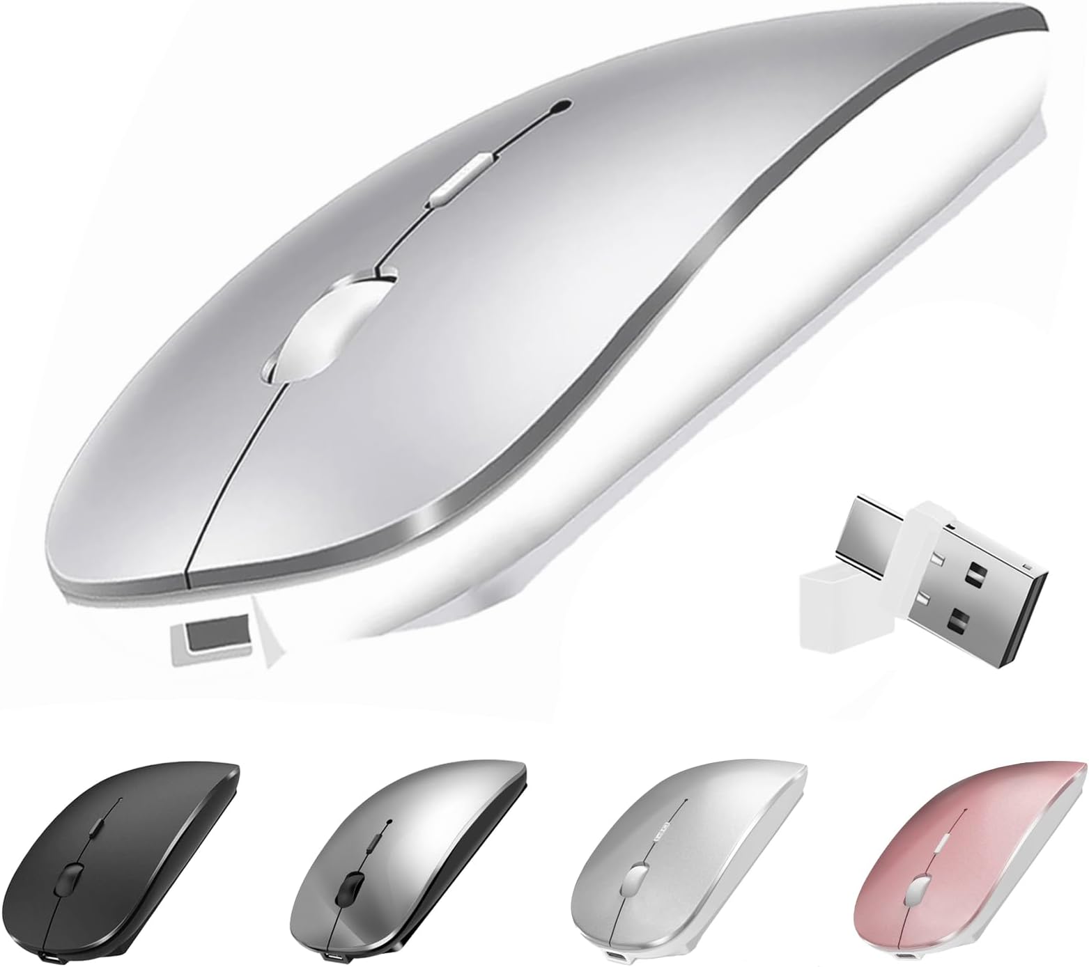 Amazon.com: Kovess Mouse for Laptop Wireless Bluetooth - MacBook Air ...