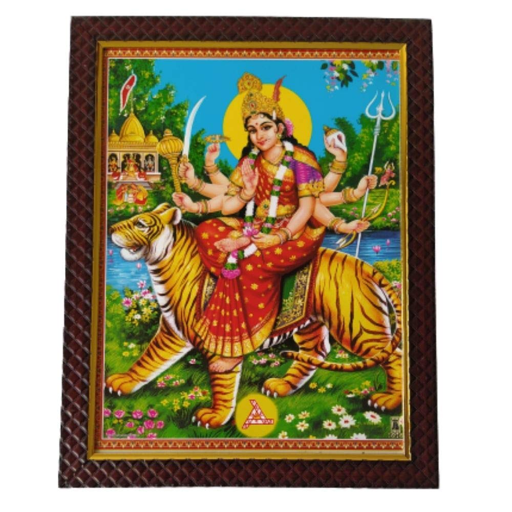 Buy Embellish Durga MATA Devi Pooja Photo Frame/Kanaka Durga Devi Photo ...