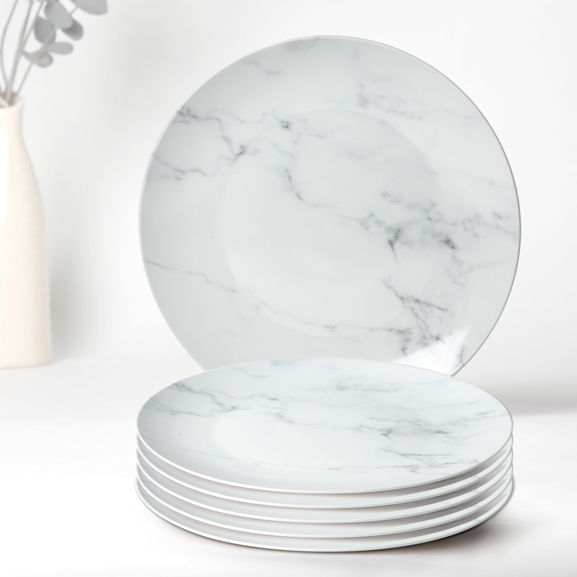 Buy Anko 7" Flower Pattern Stoneware Plates - Set of 4 | Oven ...