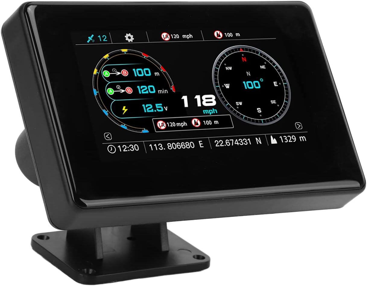 Amazon.com: Car HUD, All in One Multifunctional Digital Meter ...