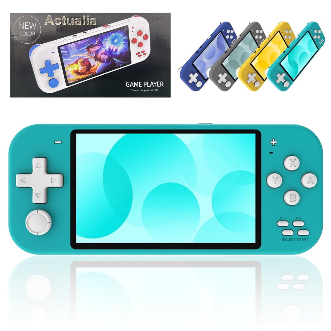 Amazon.com: Actualia X20MINI Handheld Game Console with 2000 Games, 4.3 ...
