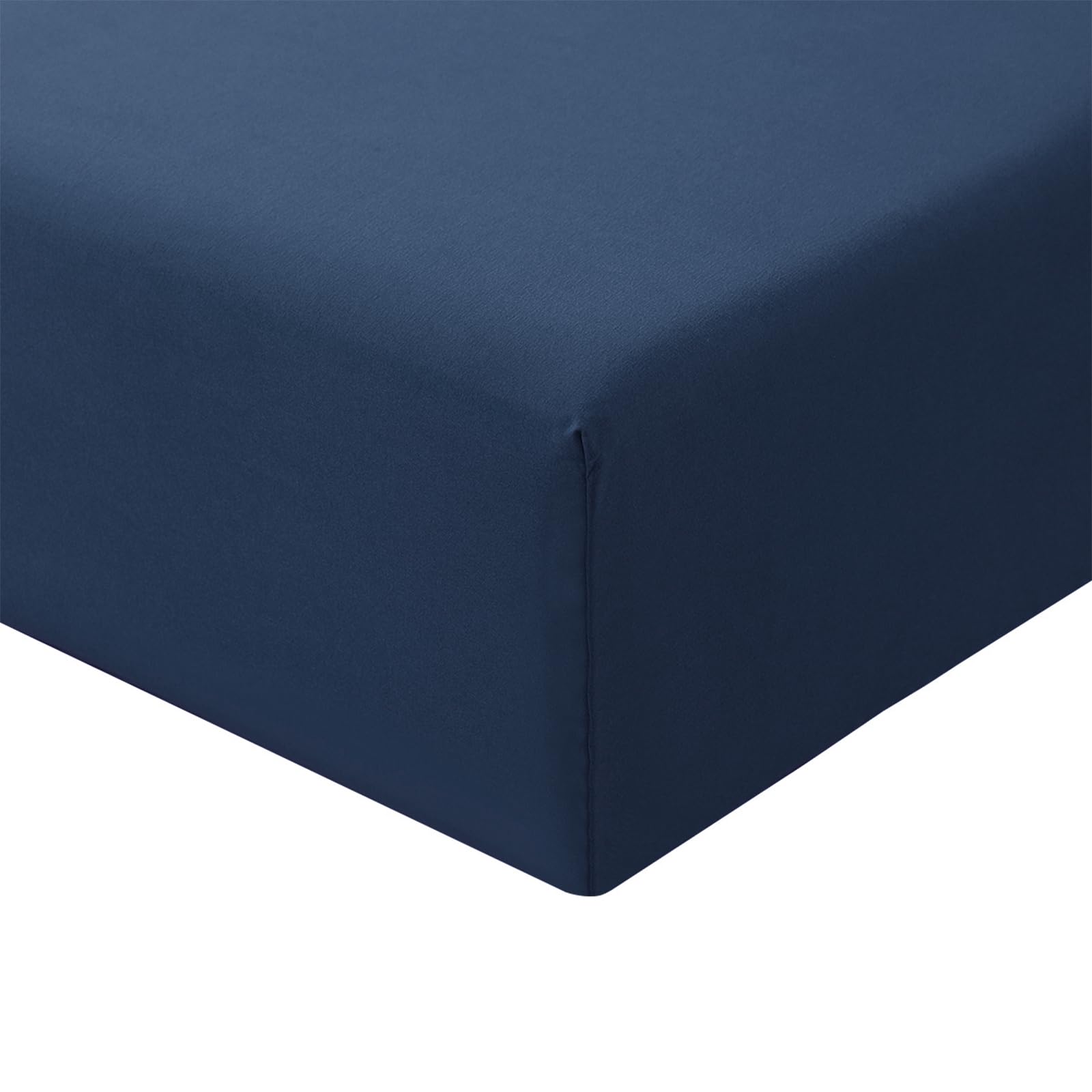 RUIKASI King Fitted Sheet Deep - Navy Blue Bottom Sheet for Kingsize ...