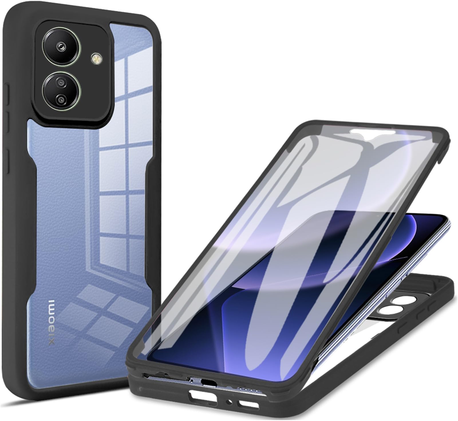 Amazon.com: Ephoou 360°All-Inclusive Case for Xiaomi Redmi 13C 4G ...