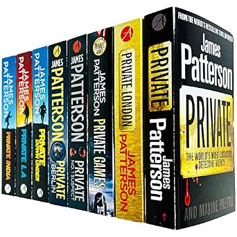 James Patterson Private Series Books 1 - 8 Collection Set (Private ...