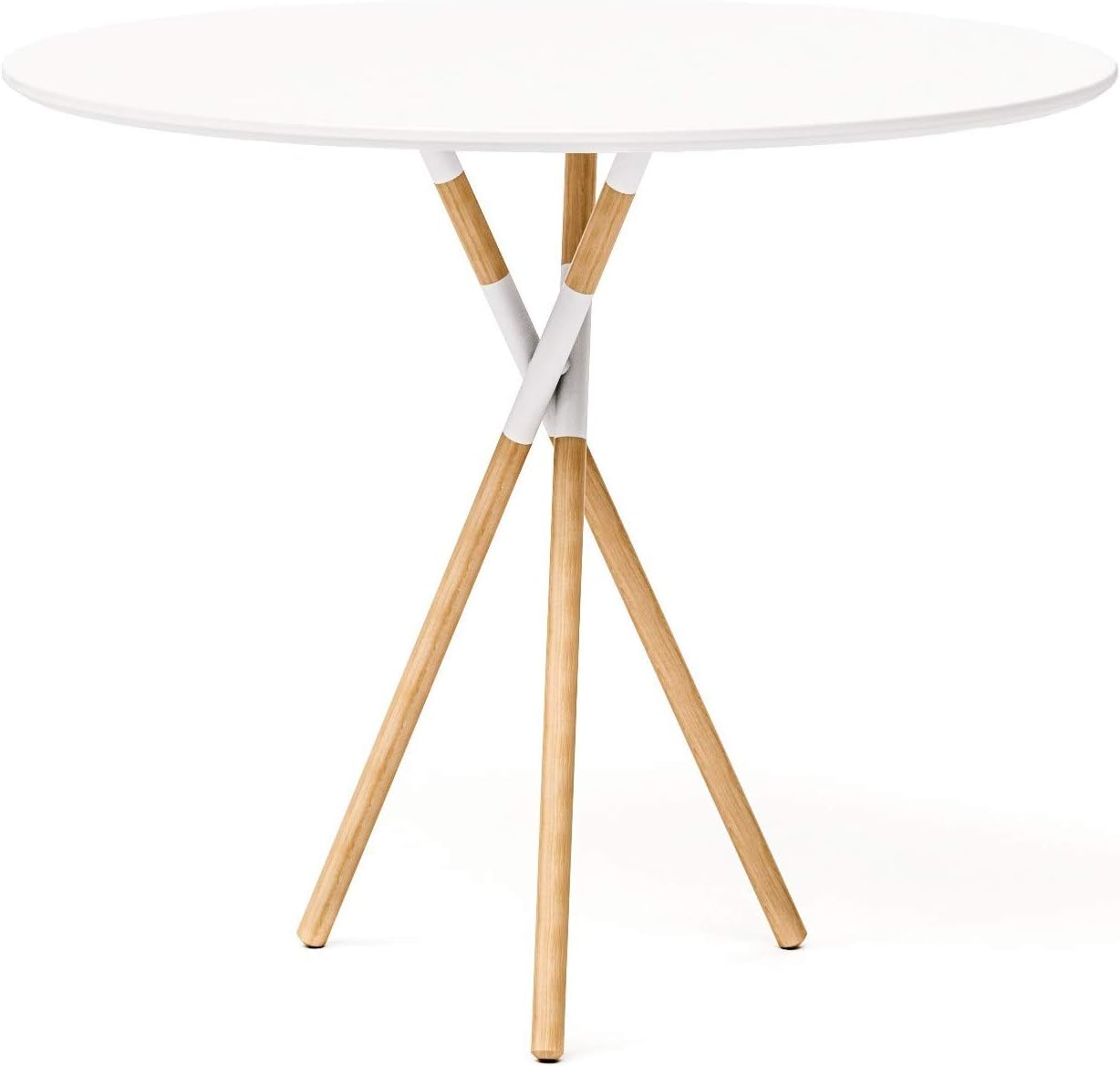 Amazon.com - DAR Blaine Round Dining Table, White - Tables