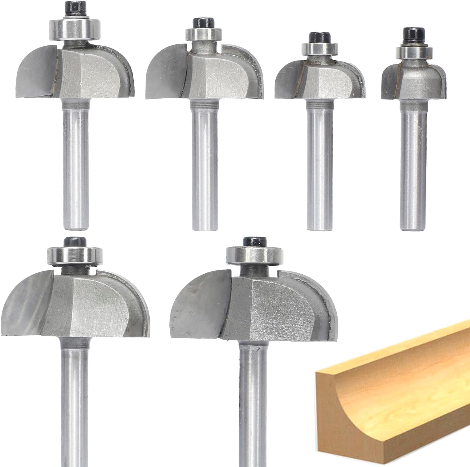 Freud 30-100: 3/16" Radius Cove Bit with 1/4" Shank - Amazon.com