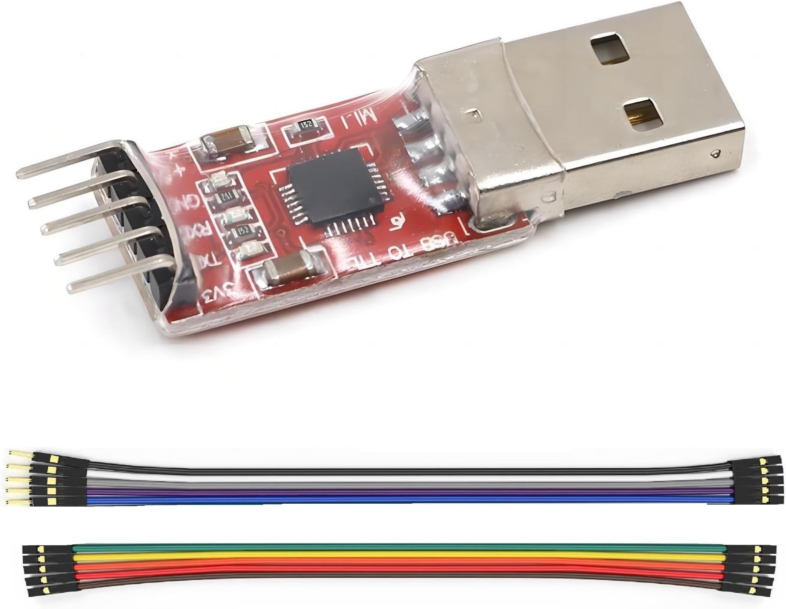 Amazon.com: IZOKEE CP2102 Module USB to TTL 5PIN Serial Converter Adapter Module Downloader for ...