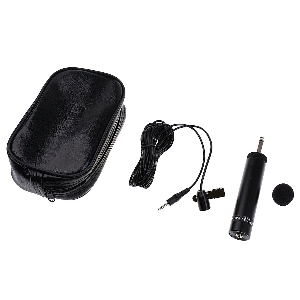 FLAWISH Tie Clip-on Mic Microphone for Violin Guitar Sax Musical ...
