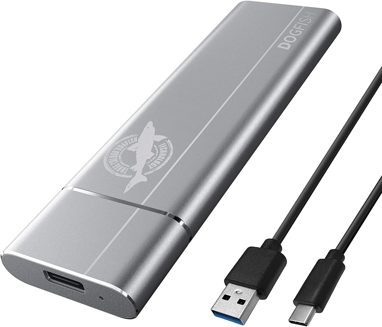 Dogfish Portable Externe SSD Shell Aluminium USB 3.1 C Ultra Léger ...