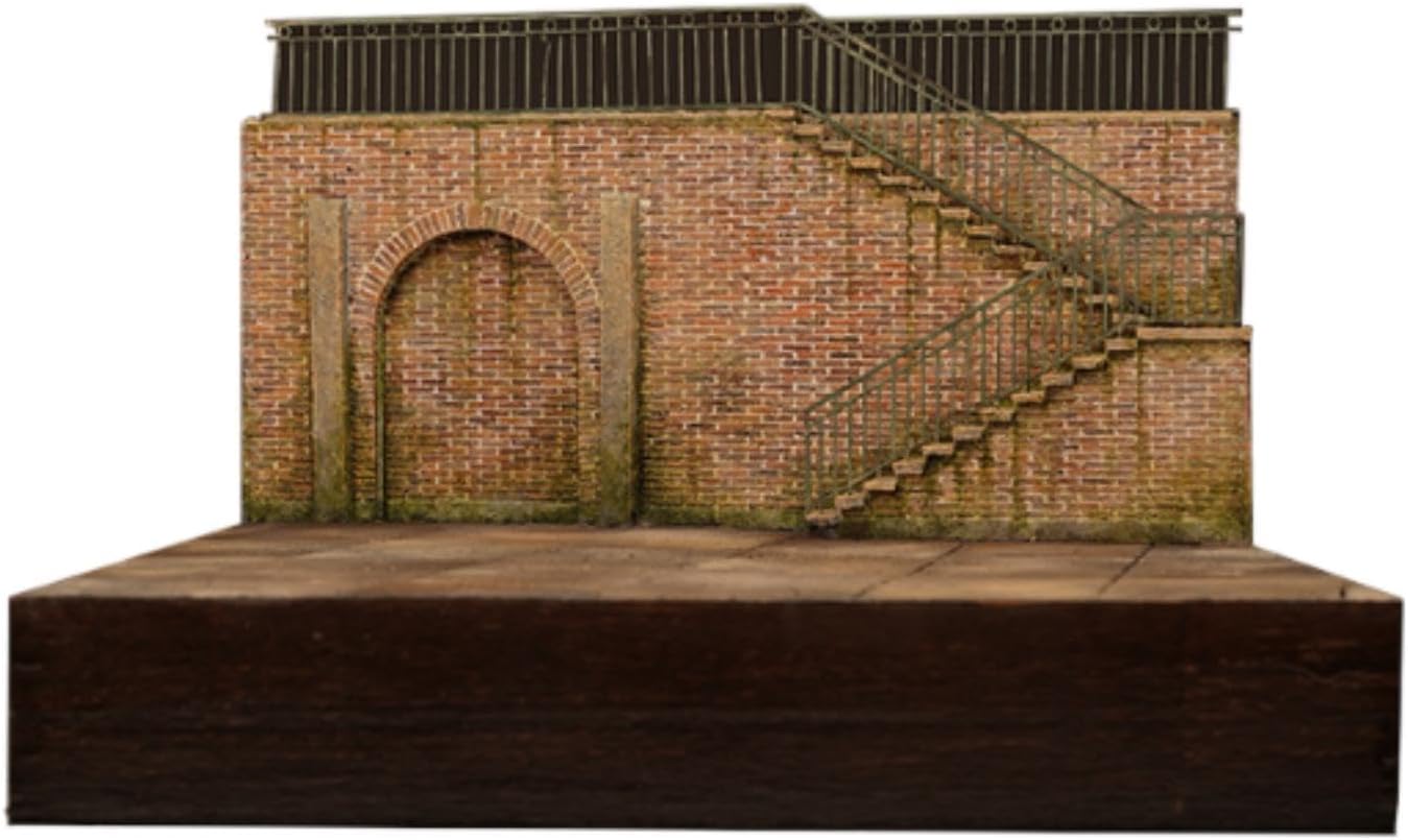 Milageto 1/35 Building Model Kit Scenery Layout DIY Scene, Scenery for ...