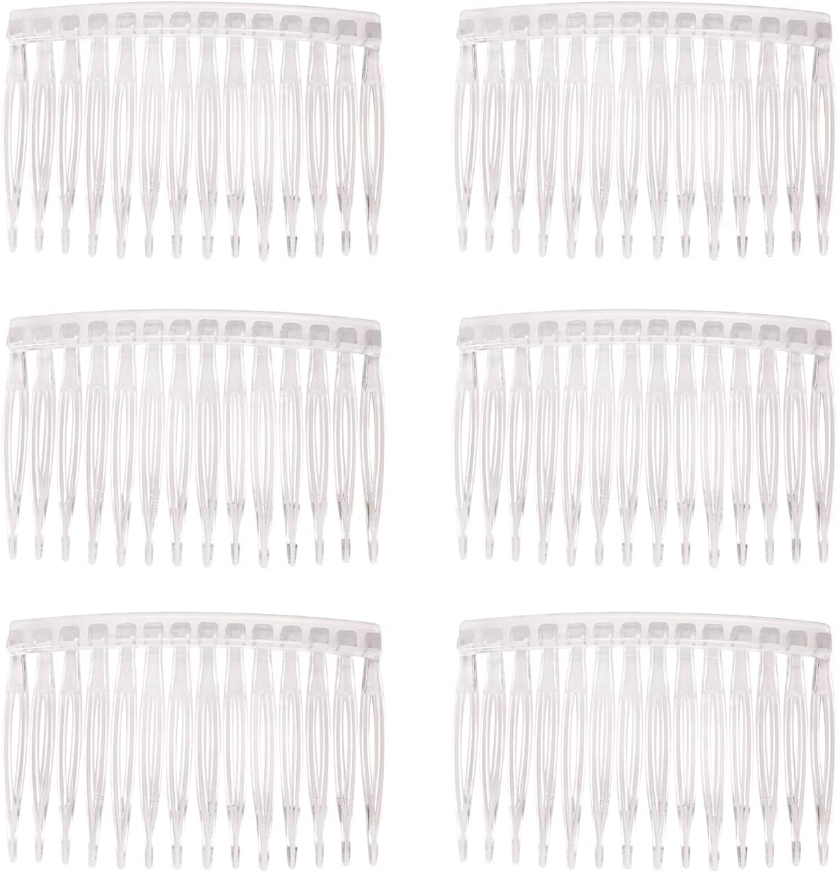 Penta Angel 6Pcs Plastic Hair Side Combs Hairpin Clip with Teeth Hair ...