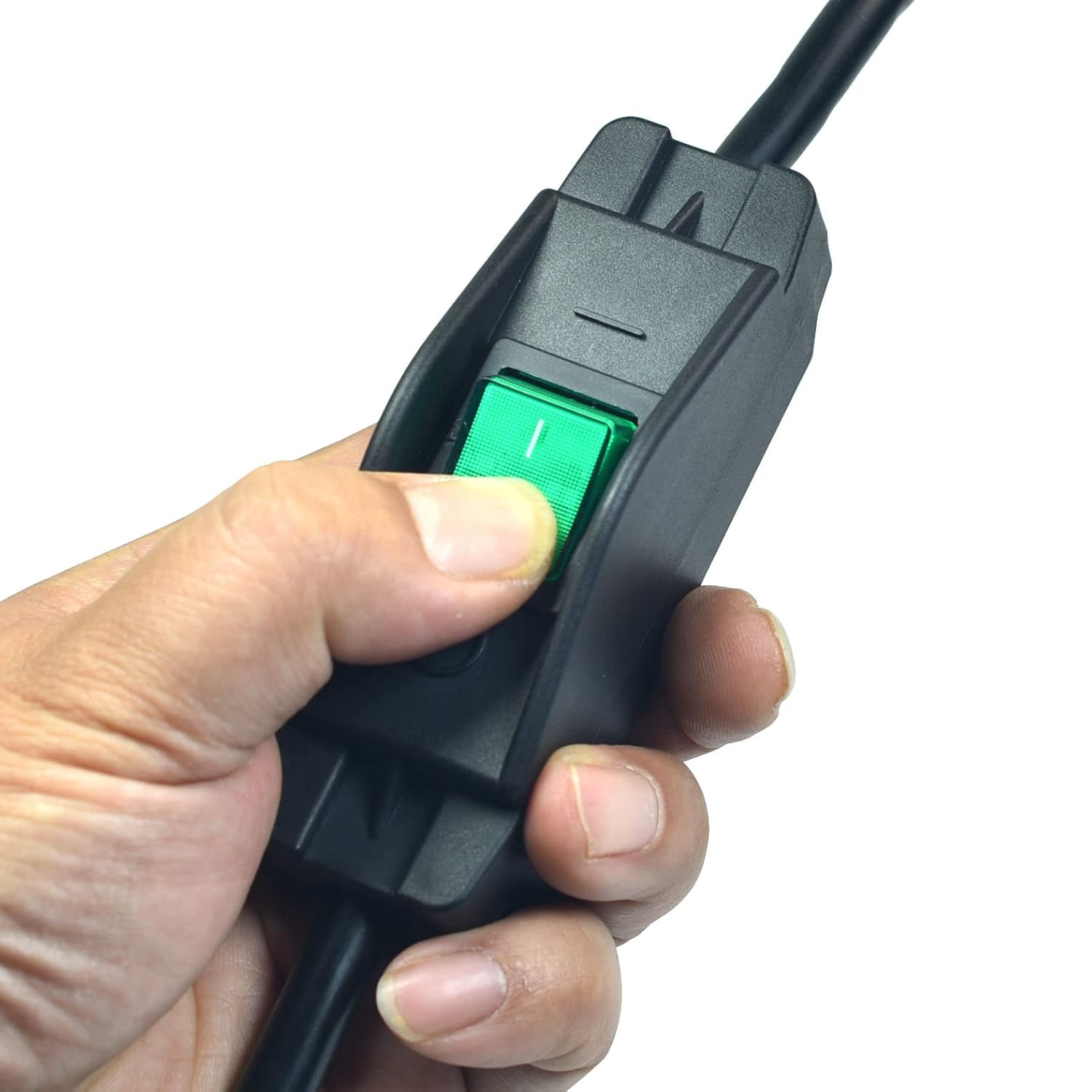 Buy FILSHU Inline Cord Switch 20A 125V/16A 250V Green Led ON/OFF Inline ...