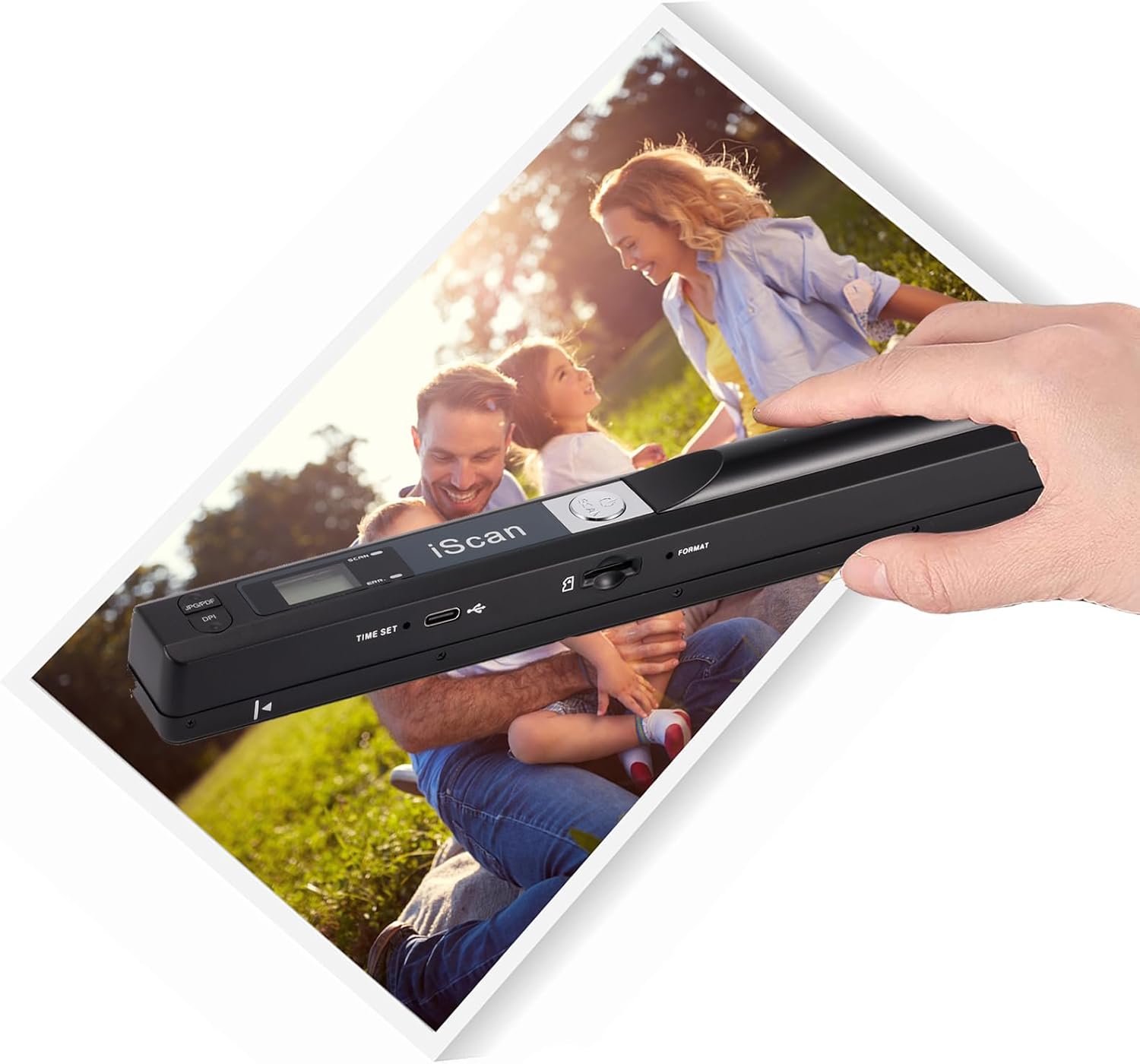 Amazon.com: Portable Scanner, 900DPI Handheld Photo Scanner, A4 Color ...