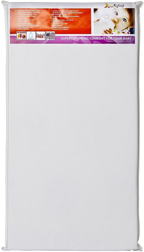 Amazon.com : Dream On Me Universal Cradle Mattress, Waterproof, 2 ...