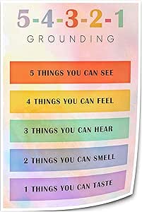 Amazon.com: Greejoeq 54321 Grounding Technique Psychiatric Mental ...