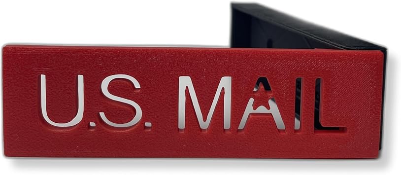 Amazon.com: Sleek Mailbox Flag Kit – Red Replacement Flag for Brick ...