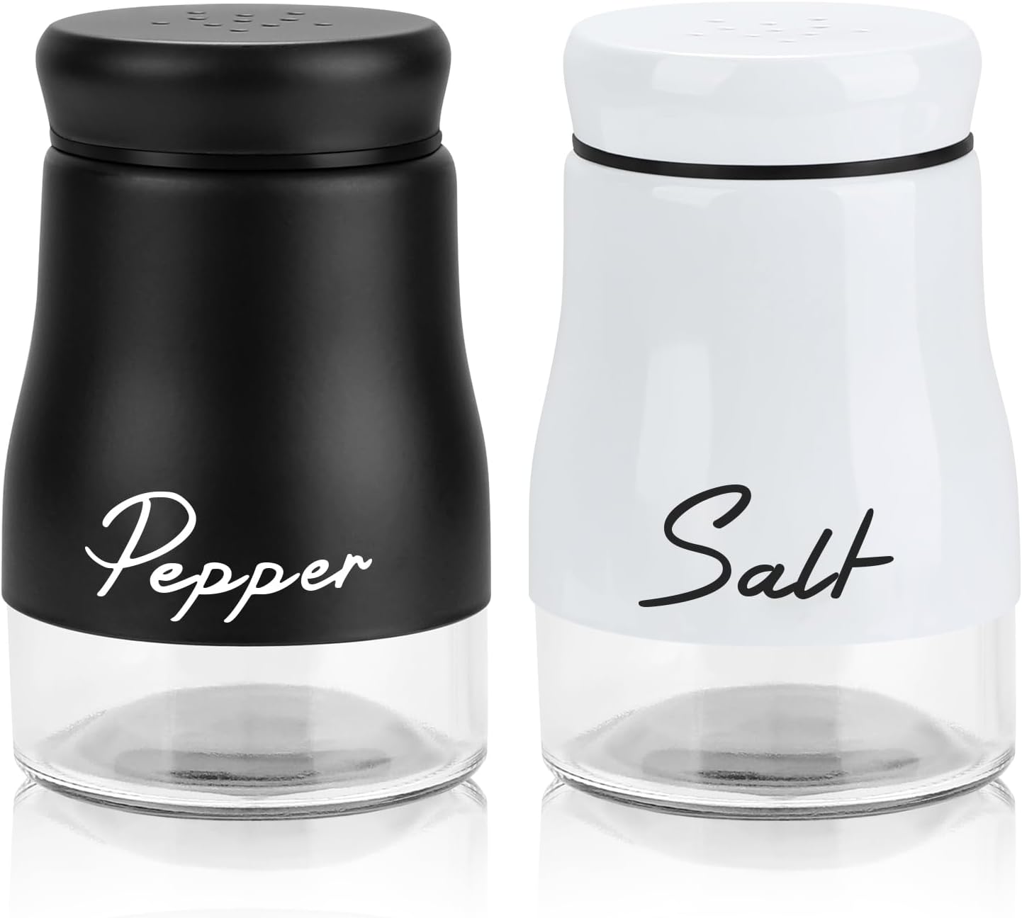 Amazon.com: Accmor Salt and Pepper Shakers Set, 5 Ounce Salt and Pepper ...