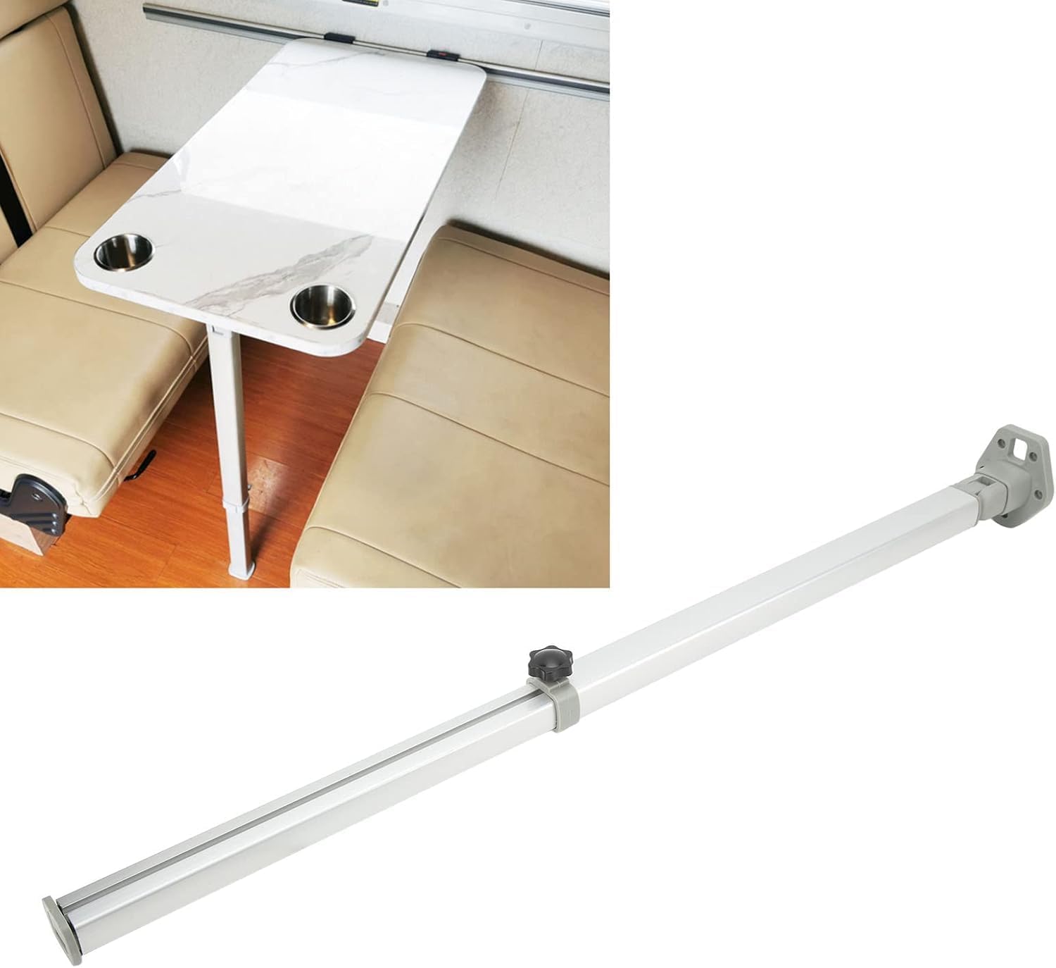 Amazon.com: Removable Table Leg Adjustable Aluminum Alloy Table Leg 360 ...