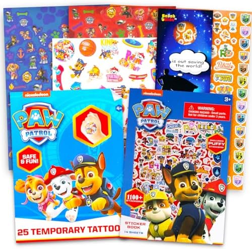 Amazon.com: Ultimate Paw Patrol Sticker Pack for Kids - Bundle with ...