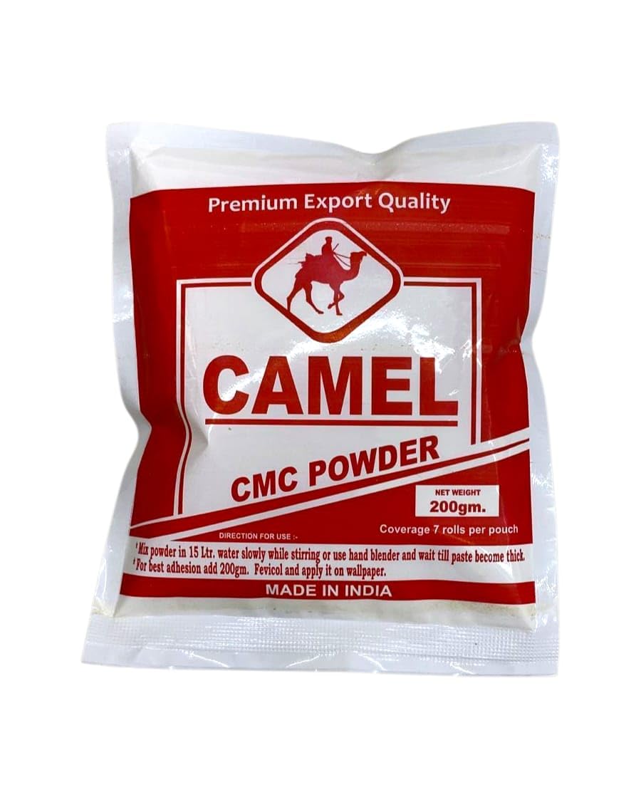 Camel CMC Powder for Wallpaper Pasting, 200g, Premium Export Quality ...