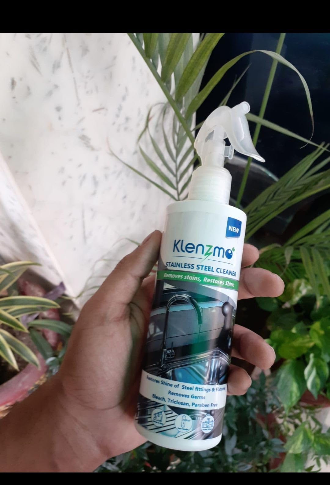 Klenzmo Specialist Stainless Steel Cleaner Spray 270ml | Removes Grease ...