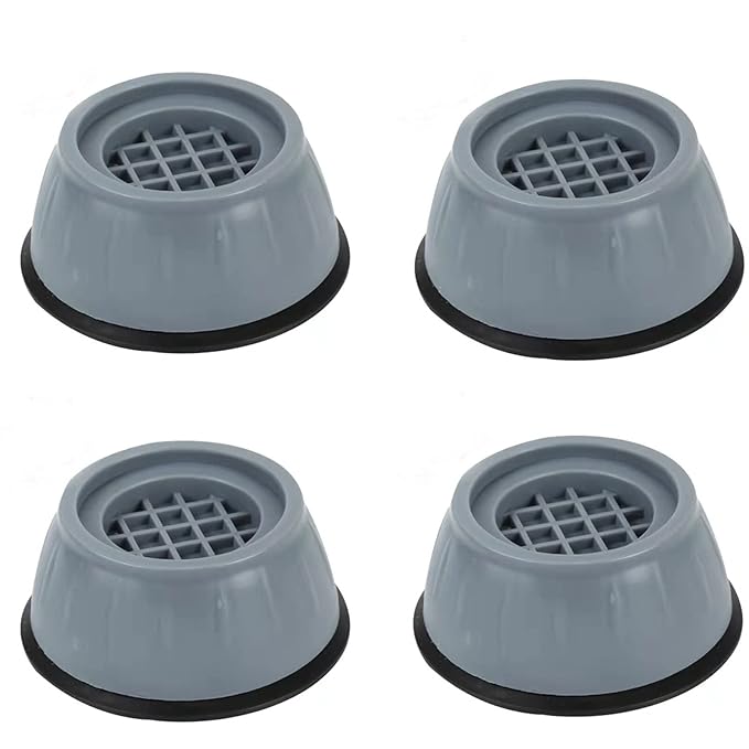 GLUN® Anti Vibration Pad with Suction Cup Feet, Fridge Washing Machine ...