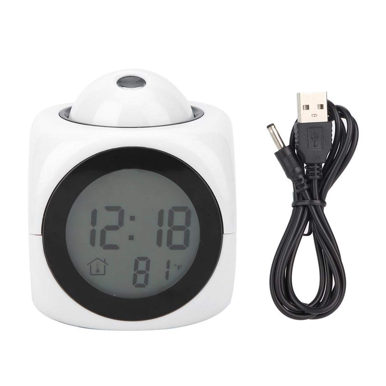 Atomic Alarm Clock With Ceiling Projection