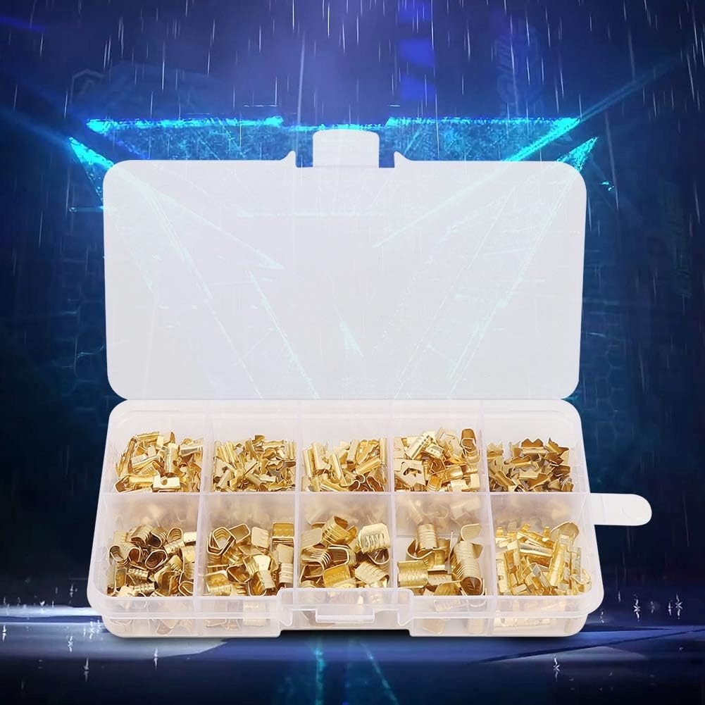 Amazon.com: U Shape Connector, 445pcs U Shape Copper Ring Terminals ...