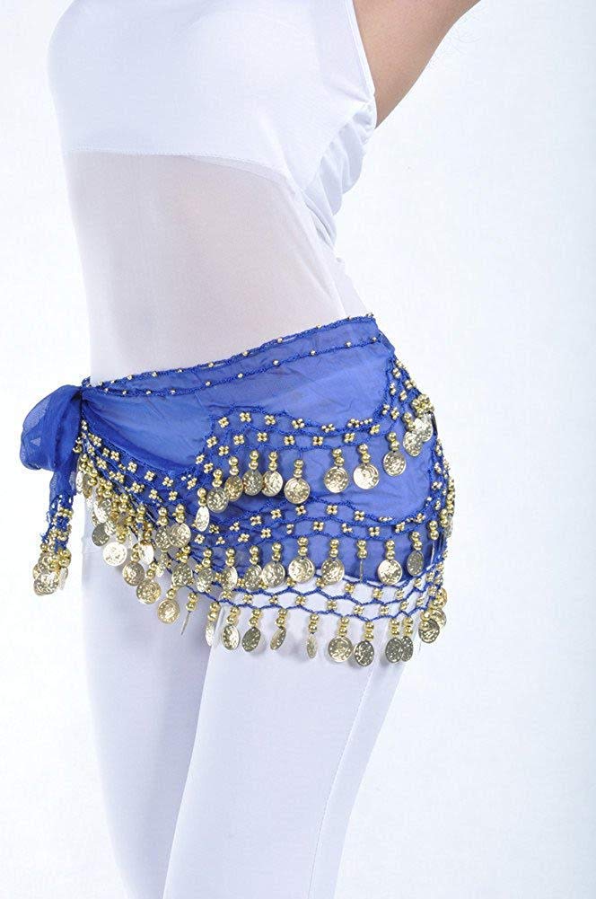 Snapklik.com : REINDEAR Vogue Style Chiffon Dangling Gold Coins Belly ...