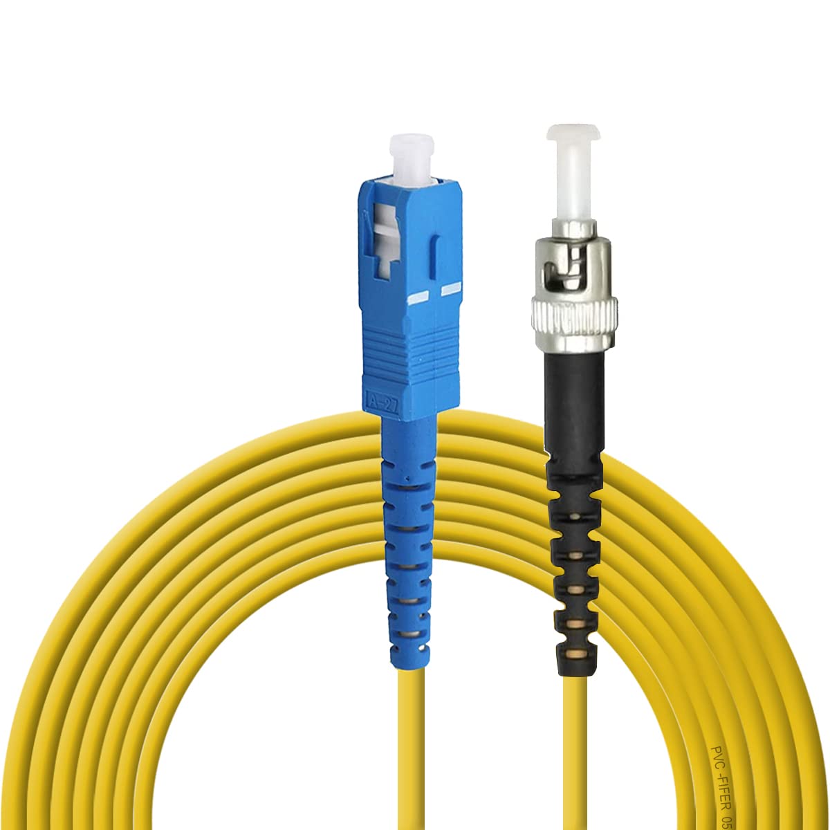 Eardion SC to ST Fiber Optic Patch Cable, 5M(16.4ft) SC-ST SingleMode ...